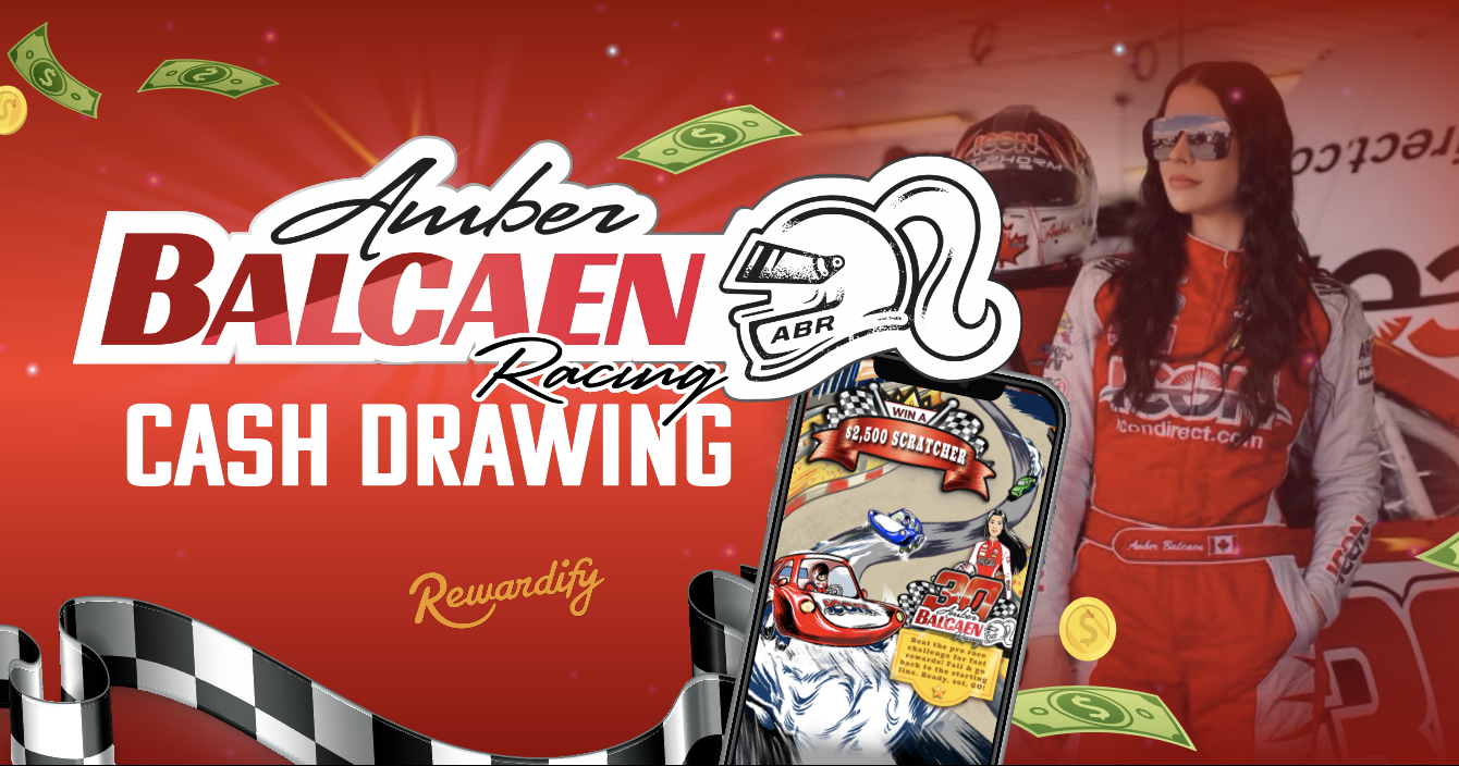 Pro Racer, Amber Balcaen CASH Drawing!